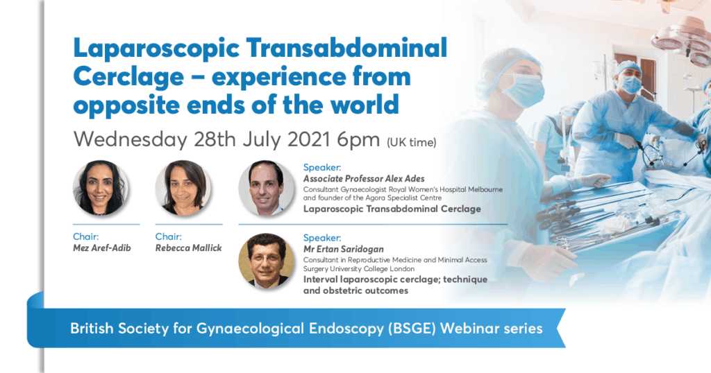 Laparoscopic Transabdominal Cerclage Webinar | BSGE