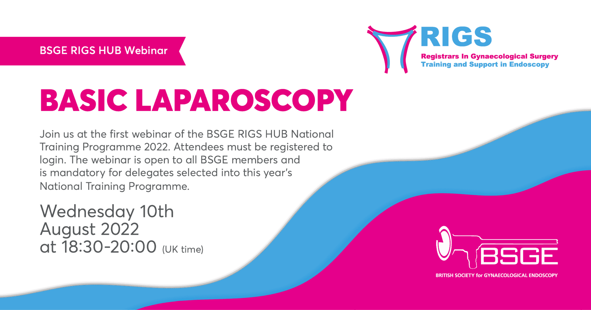 BSGE RIGS HUB National Training Programme - BSGE