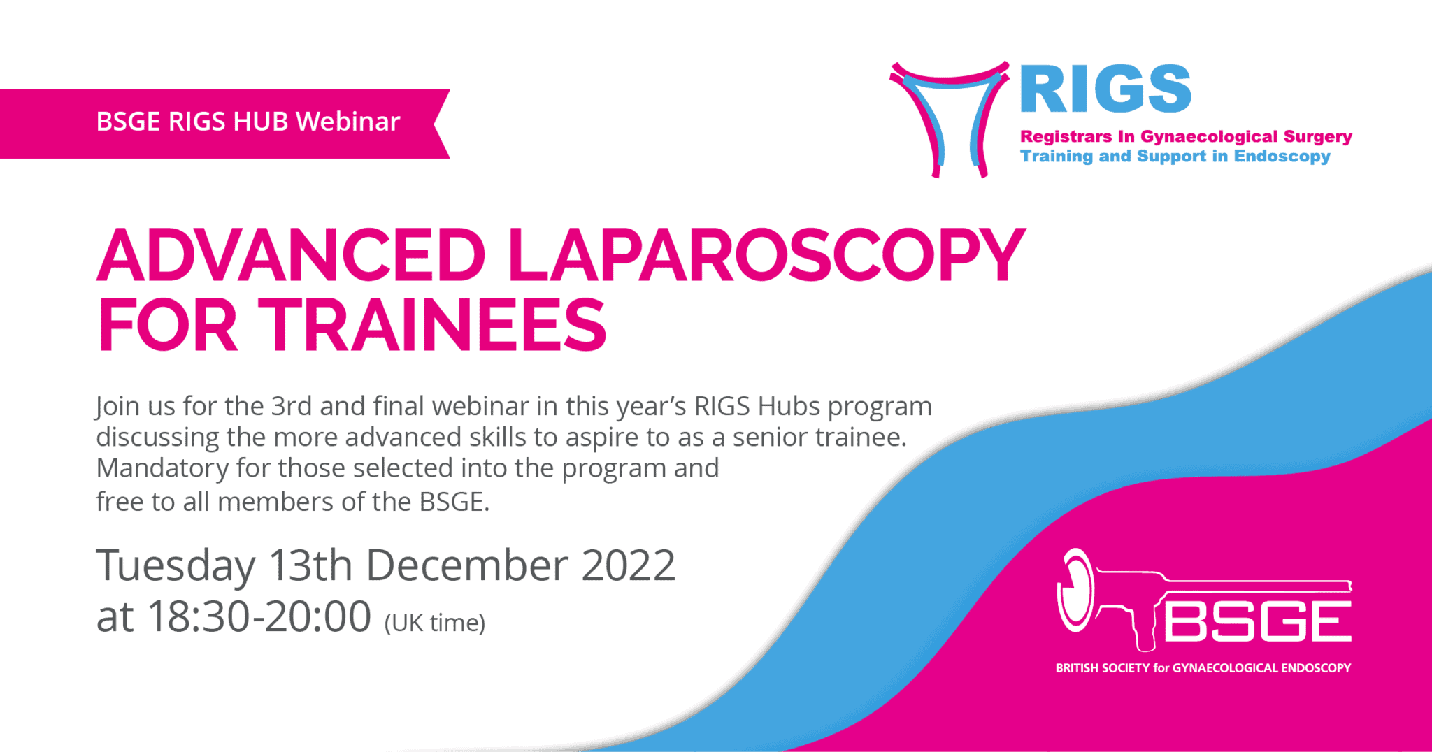 BSGE RIGS HUB National Training Programme - BSGE