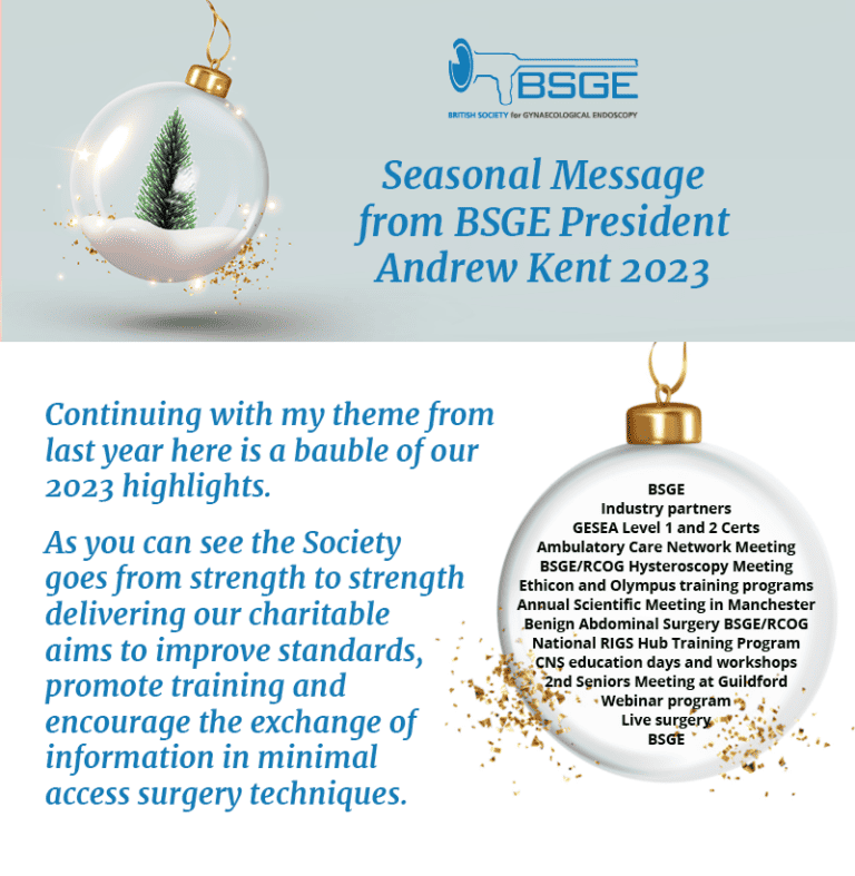 President’s Seasonal Message | BSGE